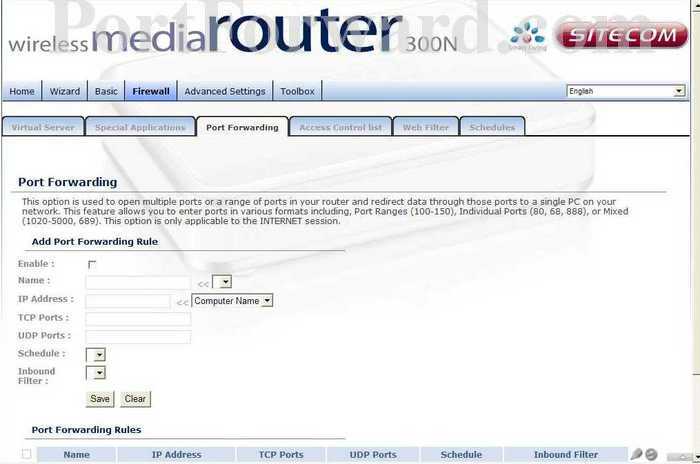 Come aprire le porte del router